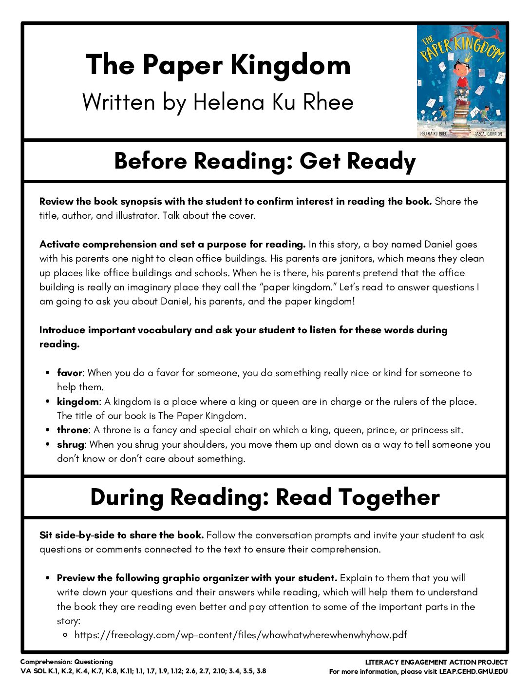 The Paper Kingdom – Literacy Engagement Action Project